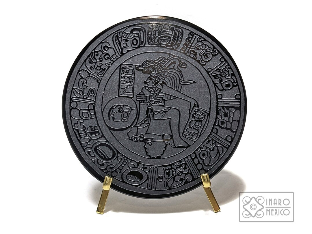 Chinkultic Disc, Engraved in an Obsidian Mirror, 6", 7", 8" Diameter ...