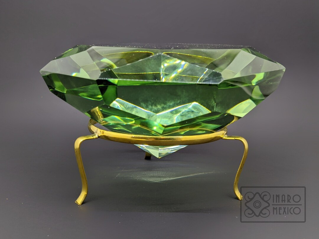 Andara Glass Diamond, Sculpture for Home or Office Decoration, Reiki, 5 ...