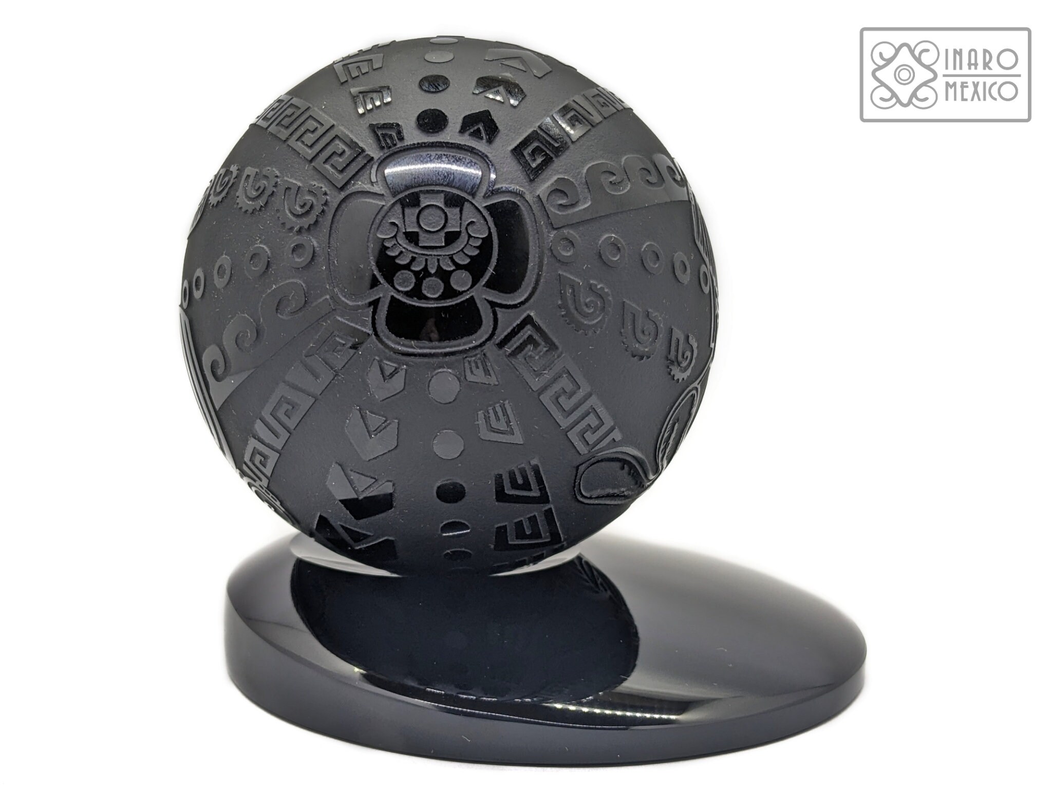 Lineage Sphere: Ancient Teotihuacan Symbols and Cosmic Balance. Black ...