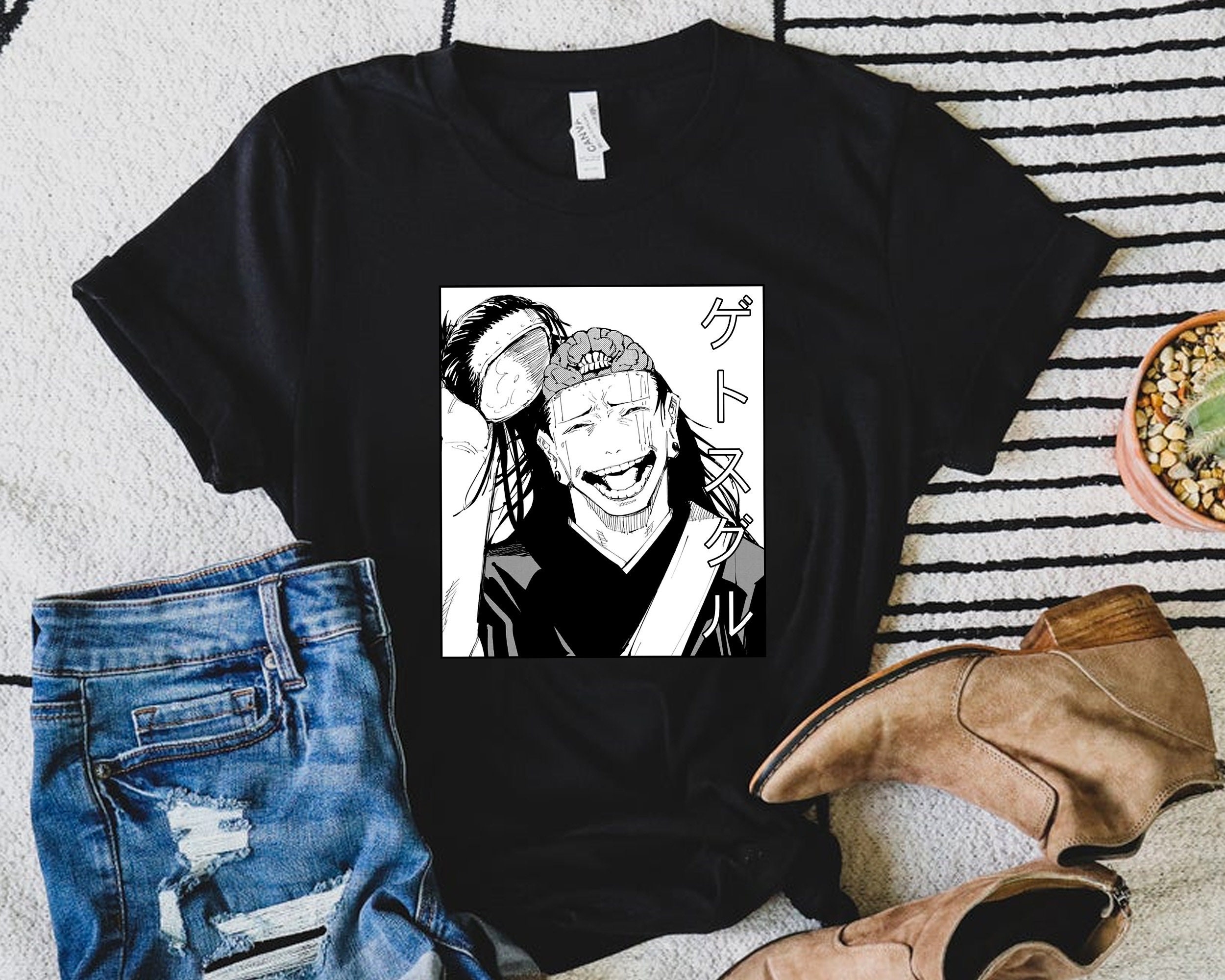 Jujutsu Kaisen Suguru Geto Brain Tshirt Satoru Gojo Old | Etsy