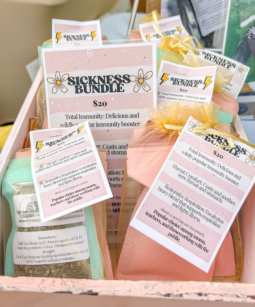 Sickness Bundle - Sickness Fighting Pack - Throat Tea Respiratory Tea ... Sickness Bundle - Sickness Fighting Pack - Throat Tea Respiratory Tea ...