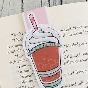Cute Mocha, Coffee Magnetic Bookmark, Latte Bookmark, Planner Bookmarks ...