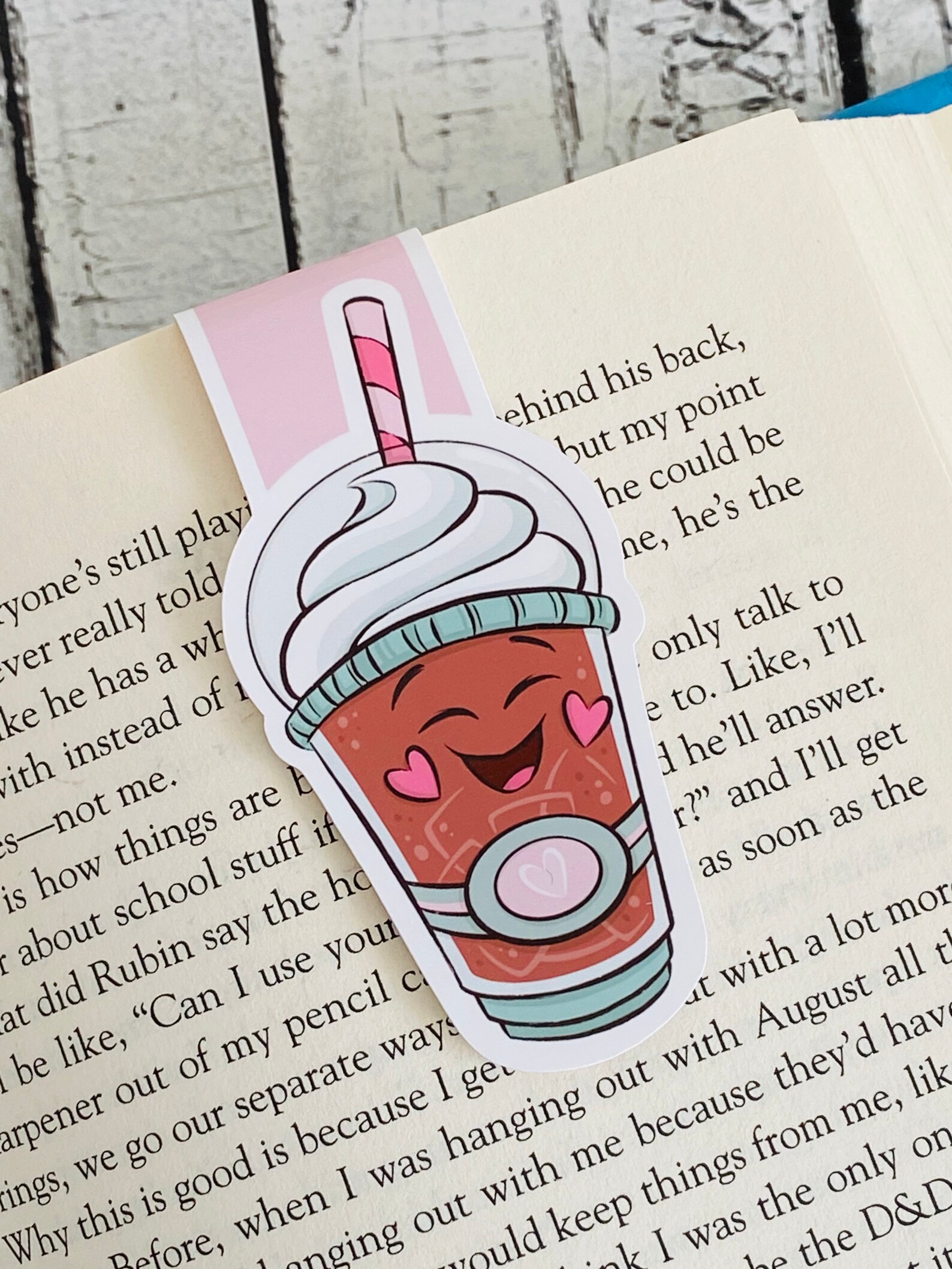 Cute Mocha, Coffee Magnetic Bookmark, Latte Bookmark, Planner Bookmarks ...
