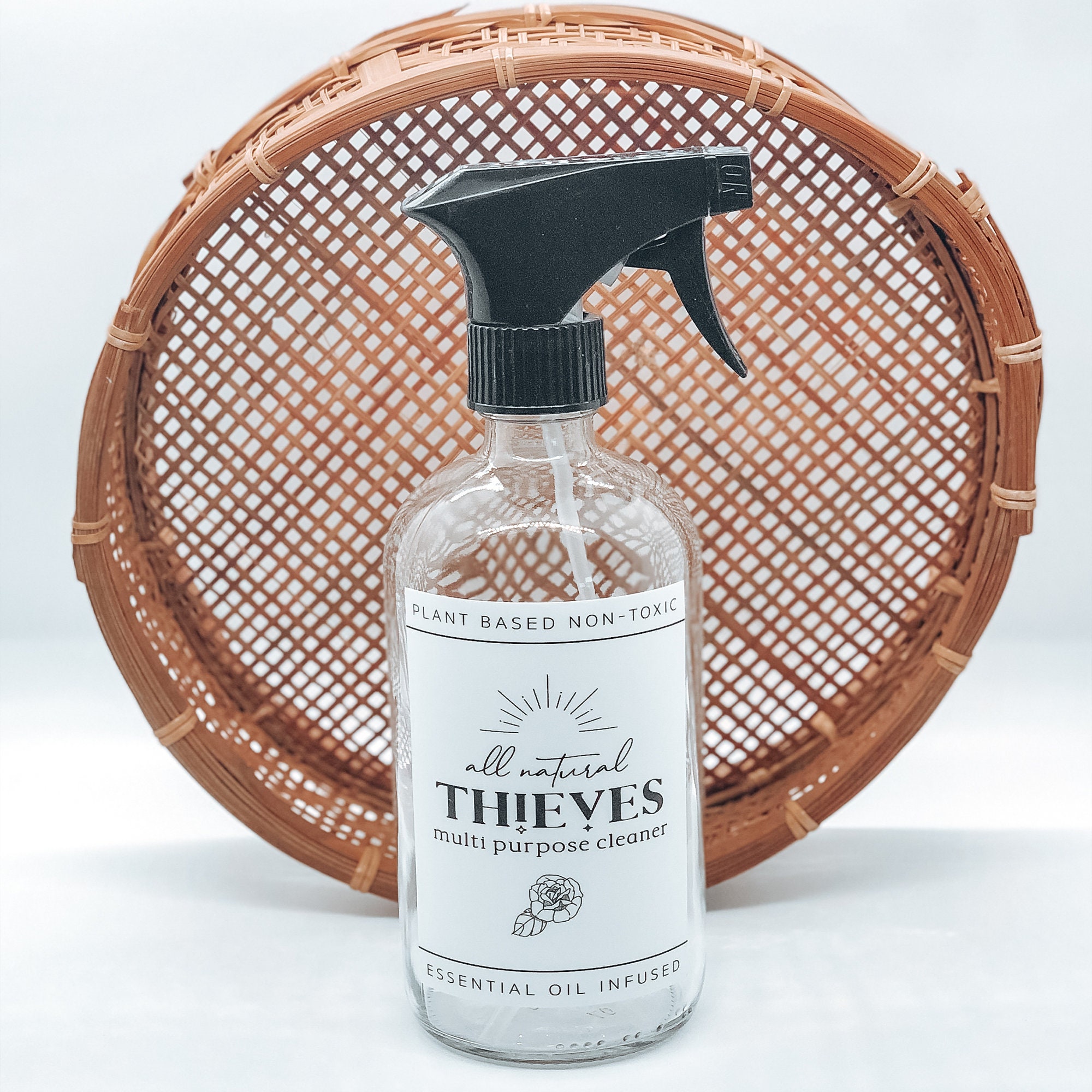 Thieves Cleaner Label Multi Purpose Label 16oz Glass | Etsy