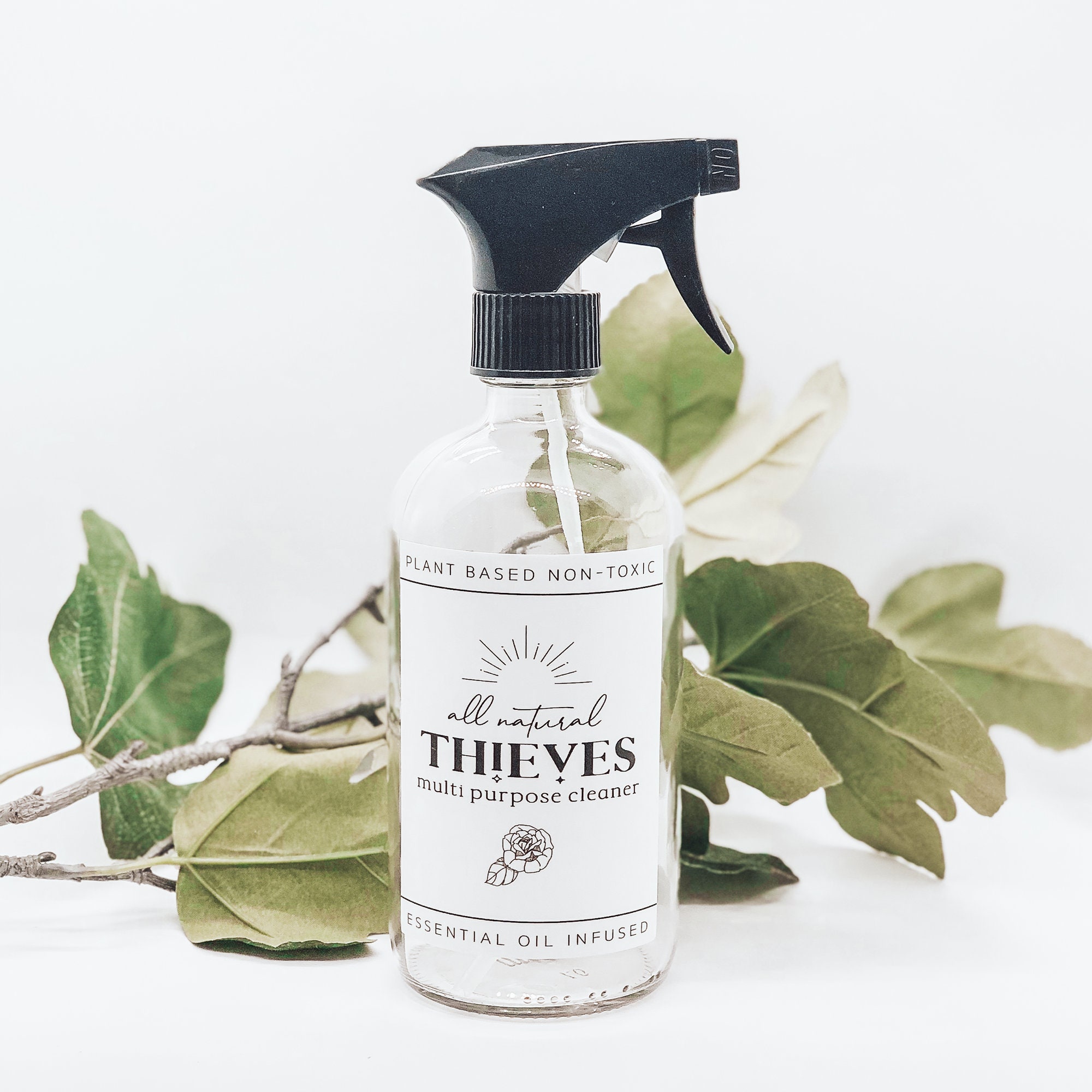 Thieves Cleaner Label Multi Purpose Label 16oz Glass | Etsy