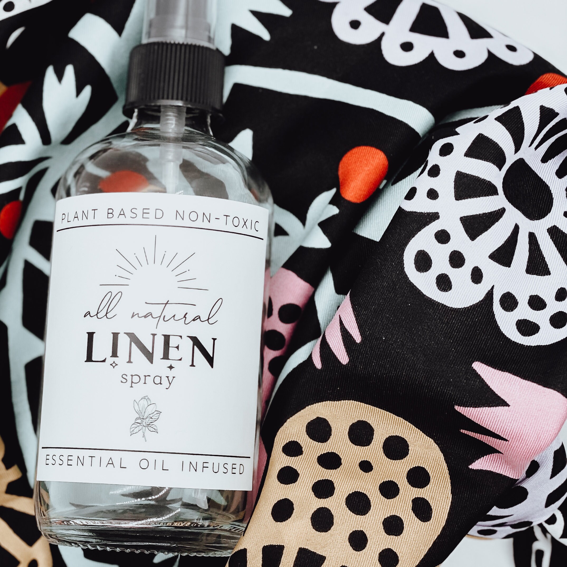 Linen Spray Label | Room Spray Label | Glass Spray Label | Cleaning ...