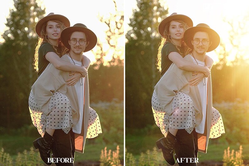 100 Natural Sunlight Overlays | Warm Light Effects, Lens Flare, Sun ...