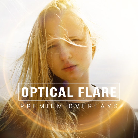 100 OPTICAL FLARE OVERLAYS Optical Lens Flare Photo Overlays | Etsy
