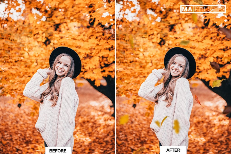 70 AUTUMN OVERLAYS Autumn Photo Overlays for Photoshop - Etsy