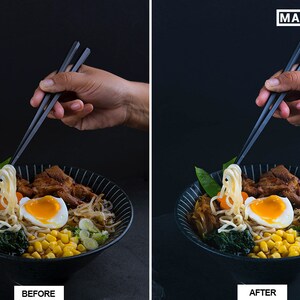 10 DARK FOOD Lightroom Mobile and Desktop Preset Dark Presets, Food ...