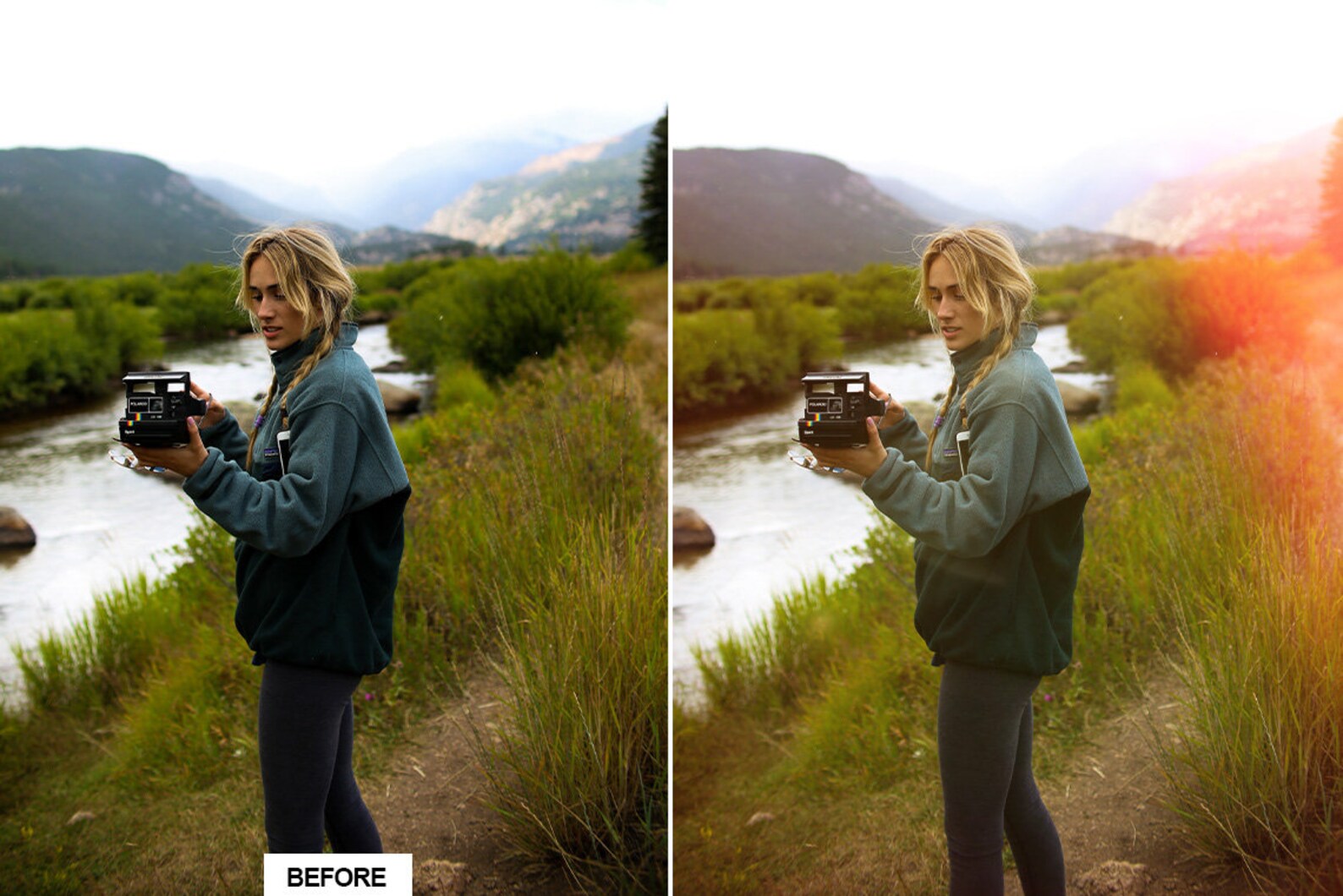 160 LENS FLARE OVERLAYS Lens Flare Sunlight Photo for - Etsy