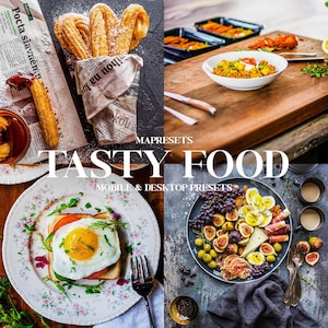 70 FOOD BUNDLE Lightroom Mobile and Desktop Preset | Clean Food Blogger ...