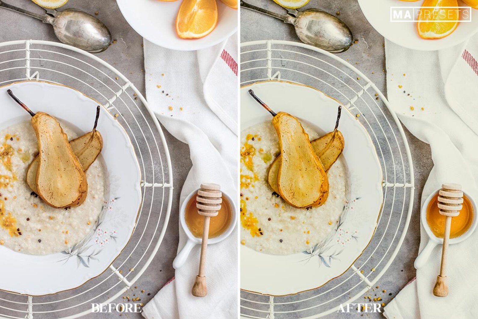 10 Pretty Food Lightroom Presets | Food Blogger Filters, Bright & Clean ...