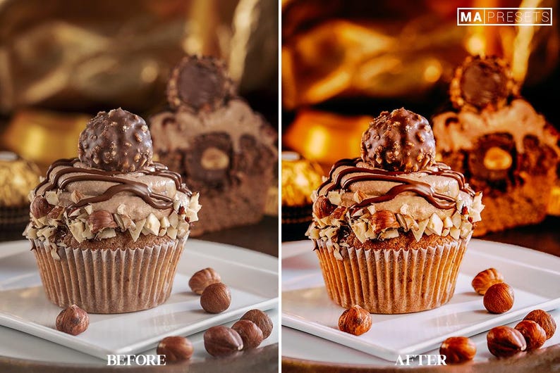 10 Pretty Food Lightroom Presets | Food Blogger Filters, Bright & Clean ...