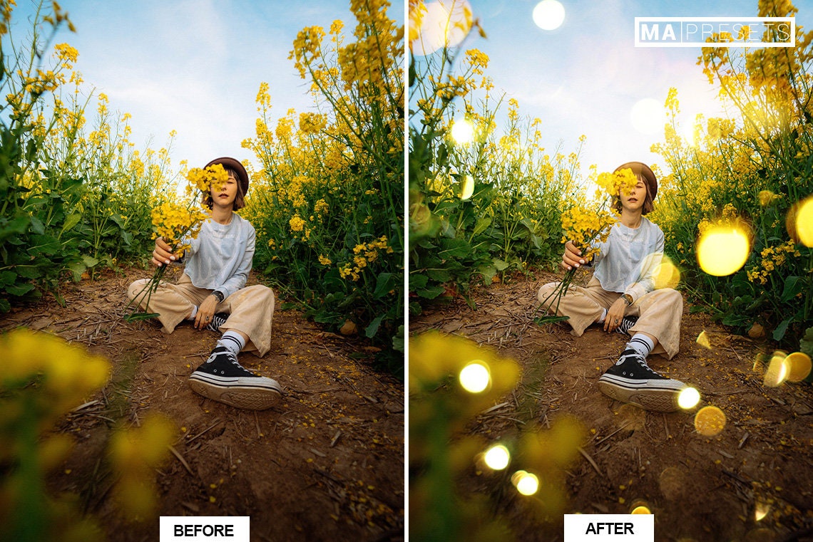 100 GOLDEN BOKEH OVERLAYS Golden Bokeh Lights Overlays for | Etsy