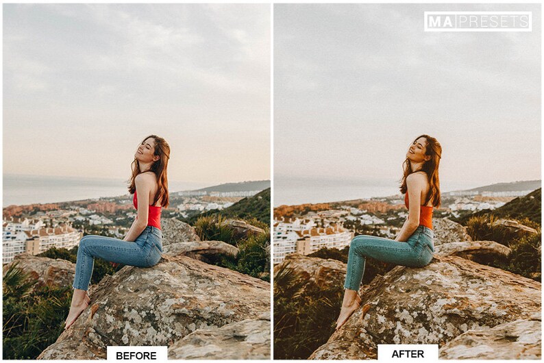 10 TEZZA FILM Lightroom Mobile and Desktop Presets Premium - Etsy