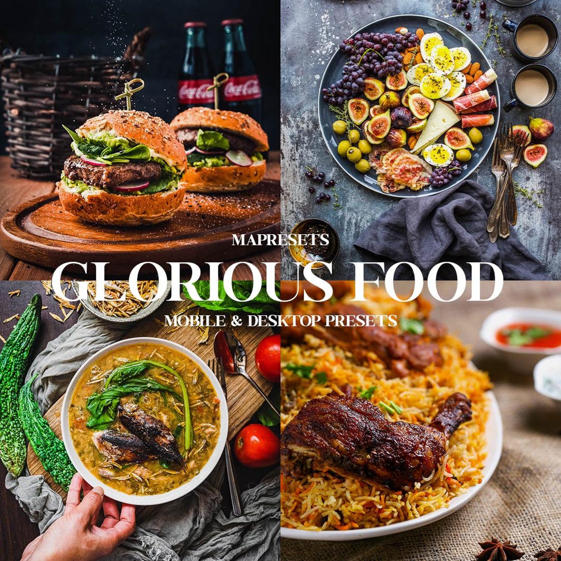 70 FOOD BUNDLE Lightroom Mobile and Desktop Preset | Clean Food Blogger ...