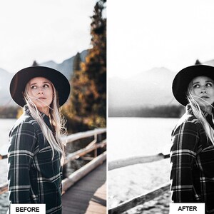 10 BLACK and WHITE Lightroom Mobile and Desktop Presets Portraits, Bw ...