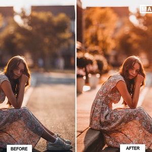 10 GOLDEN HOUR Lightroom Mobile and Desktop Presets Golden Hour ...
