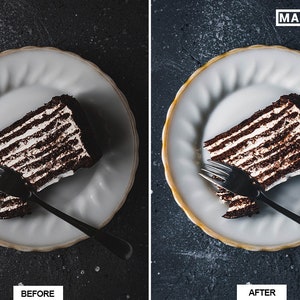 10 DARK FOOD Lightroom Mobile and Desktop Preset Dark Presets, Food ...