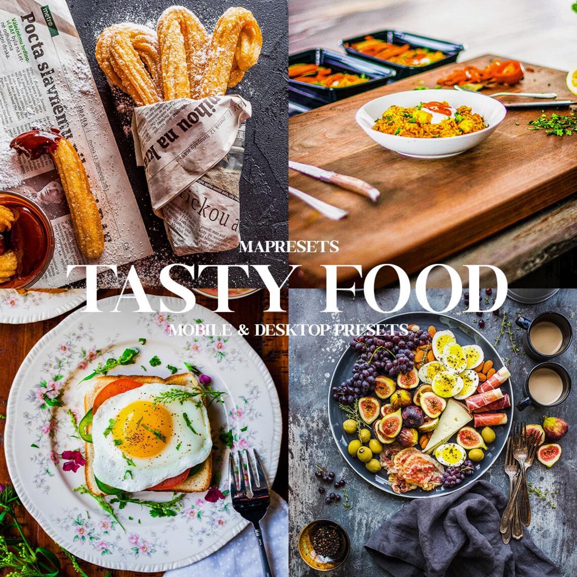 10 TASTY FOOD Lightroom Mobile and Desktop Preset | Clean Bright ...