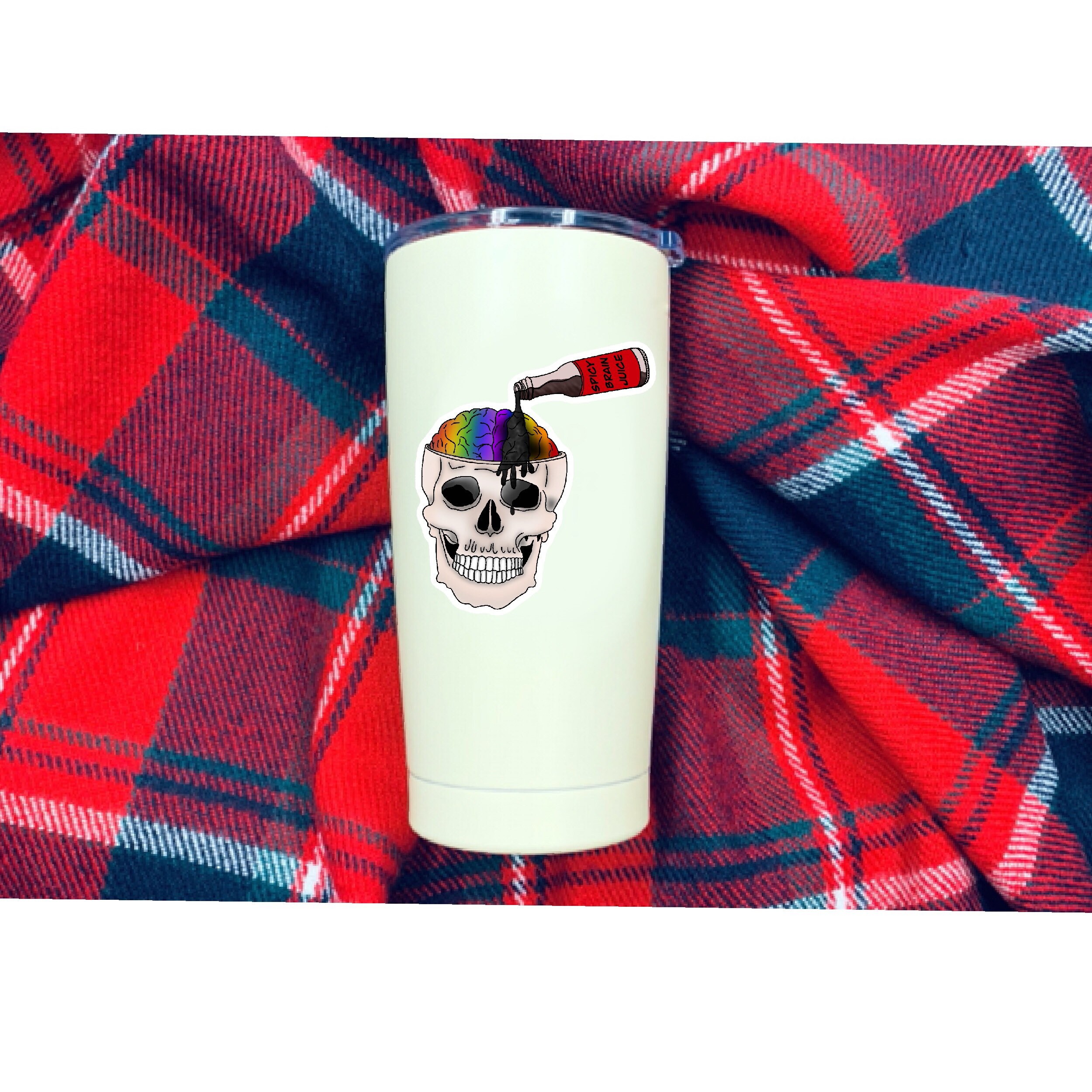 Spicy Brainsticker, Large Sticker, Laptop Decals, Waterbottle Stickers ...
