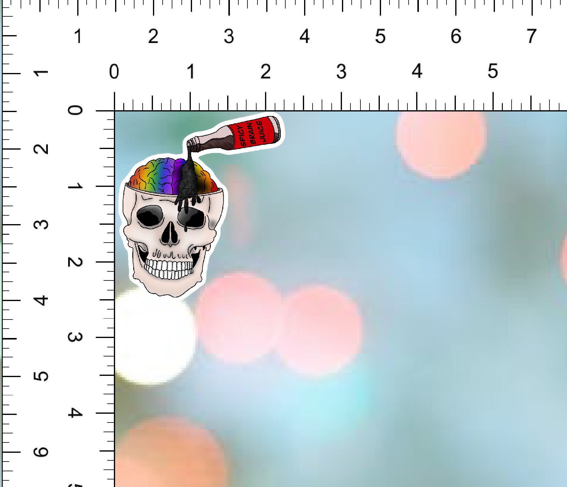 Spicy Brainsticker, Large Sticker, Laptop Decals, Waterbottle Stickers ...