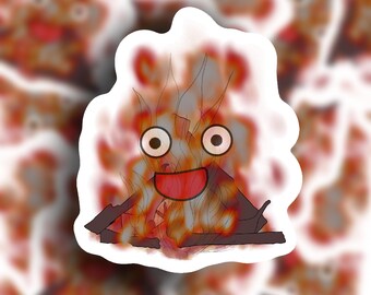 Calcifer Car Decal - Etsy