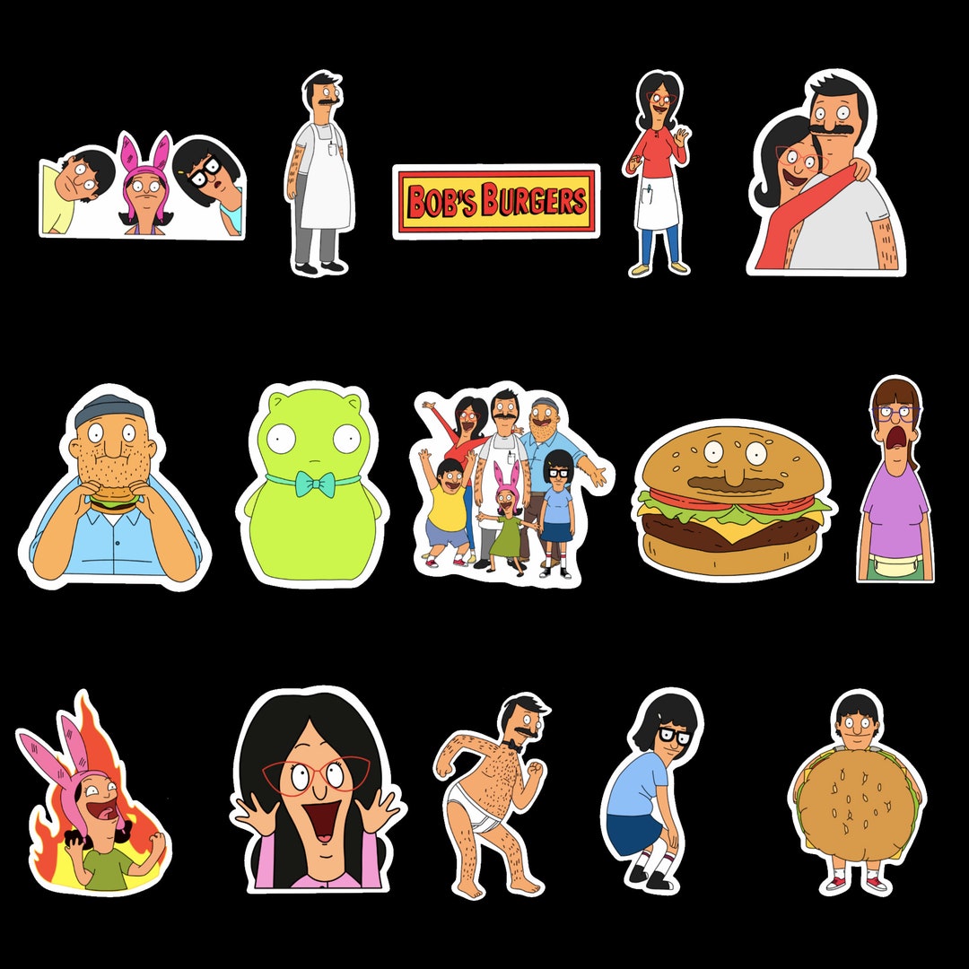 Bob's Burgers Sticker Set - Etsy