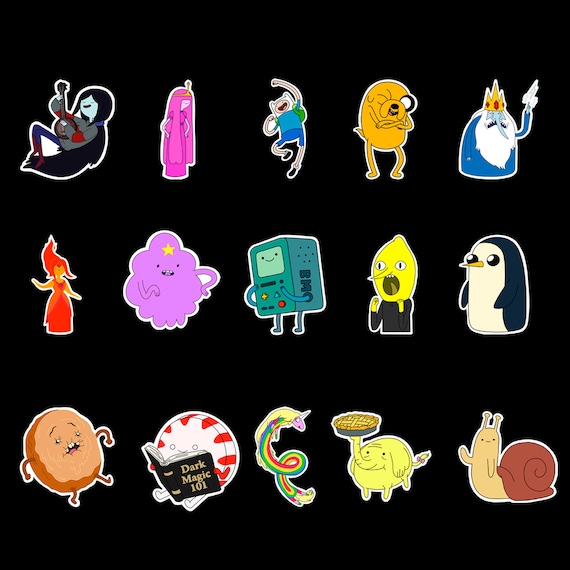 Adventure Time Sticker Set - Etsy