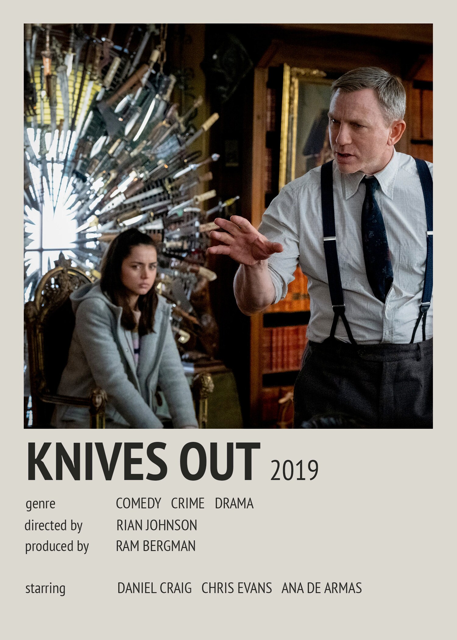 Custom Polaroid Style Movie/show Poster - Etsy