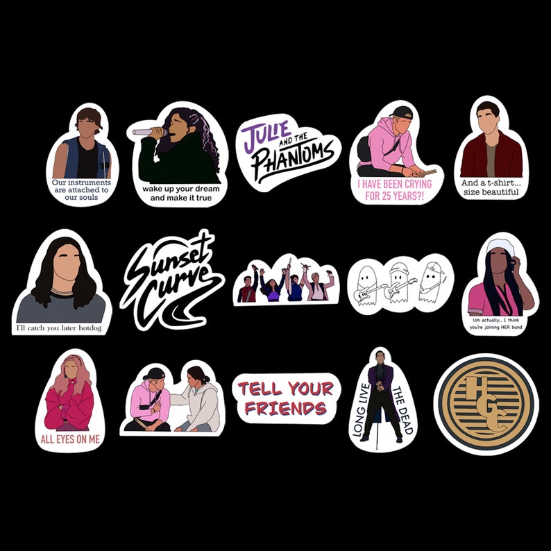 Julie and the Phantoms Sticker Set - Etsy