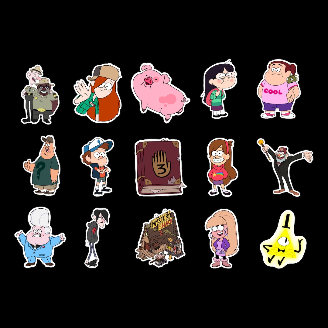 Gravity Falls Sticker Set - Etsy