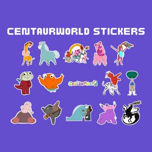 Centaurworld Sticker Set - Etsy