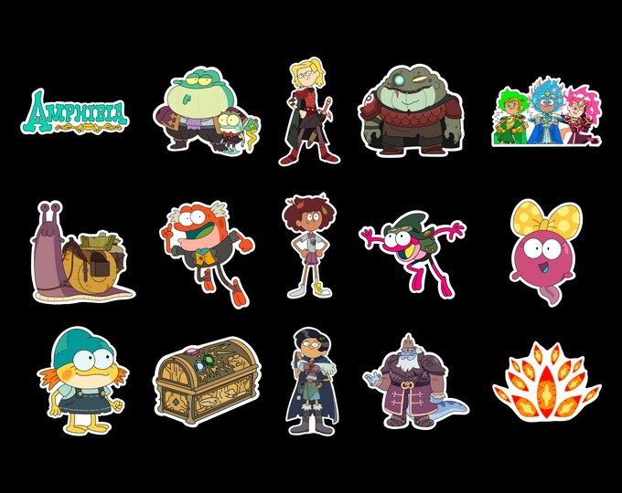 Amphibia: Calamity Trio Stickers - Etsy