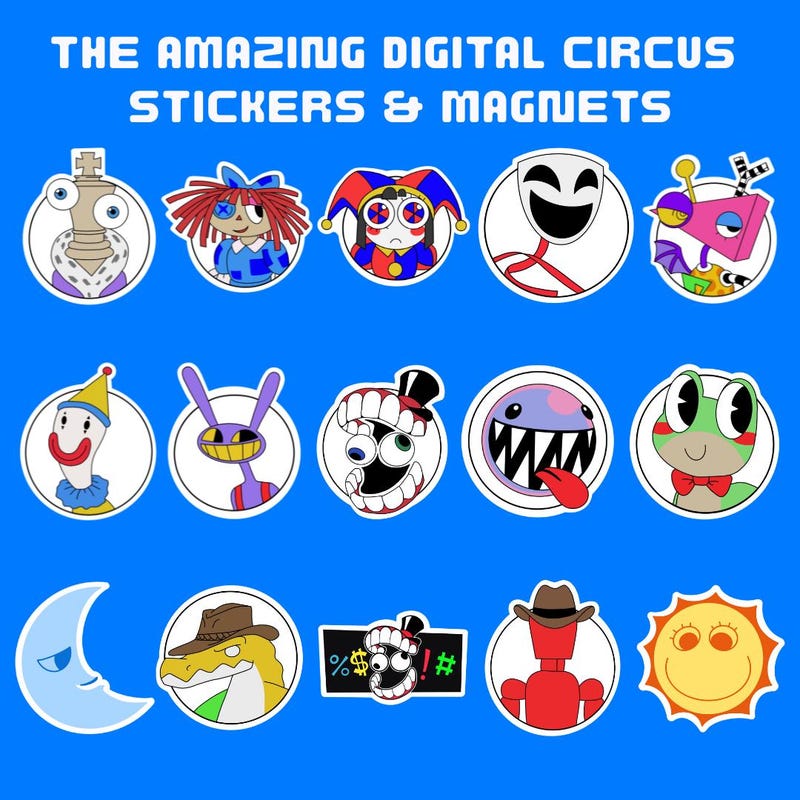 Digital Circus Merch - Etsy