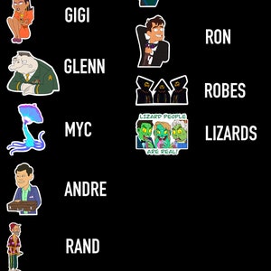 Inside Job Sticker Set - Etsy