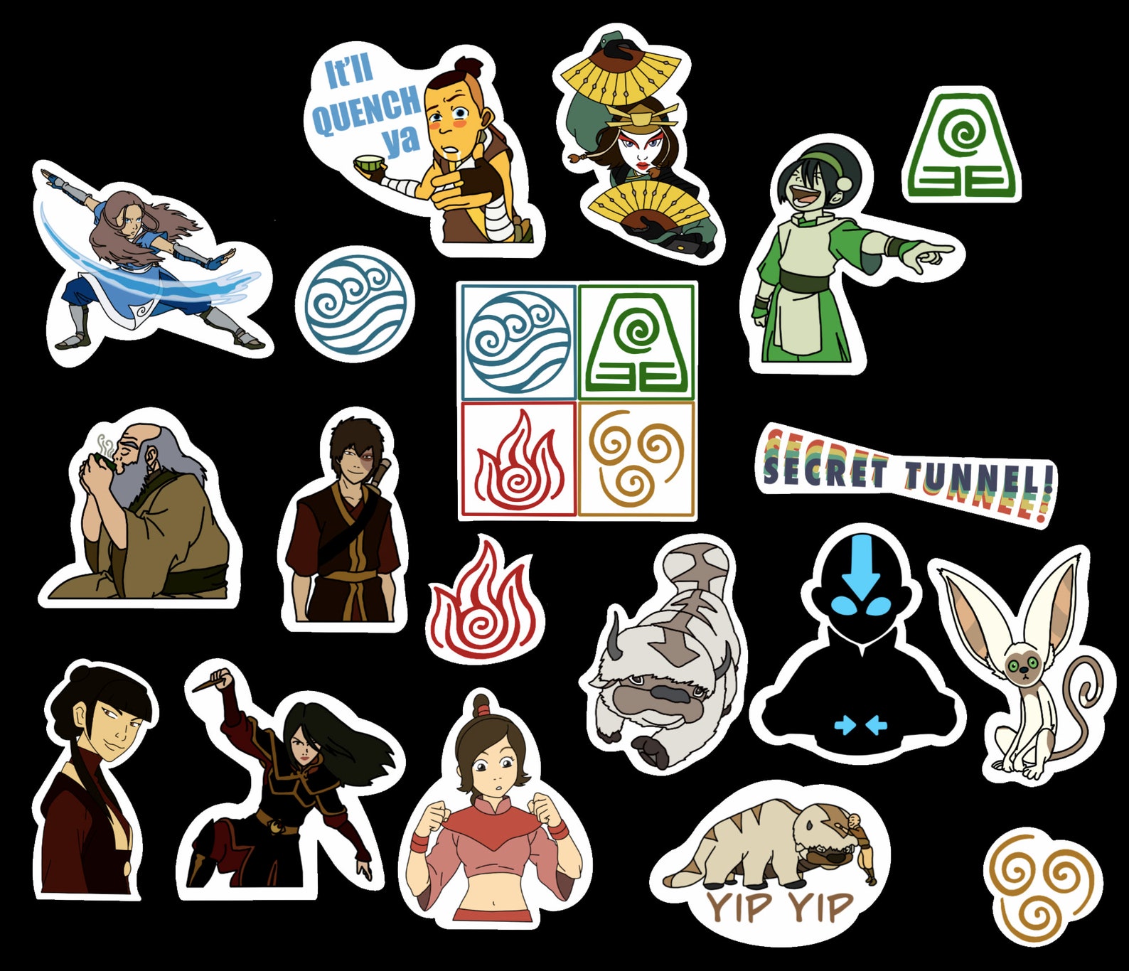 Avatar Sticker Set | Etsy