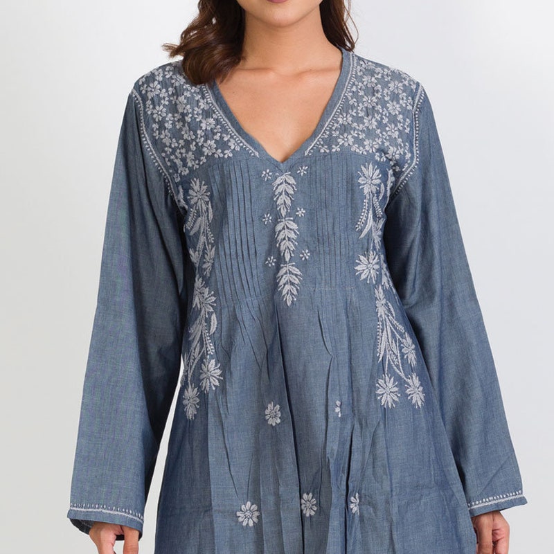 Embroidered Tunic - Etsy