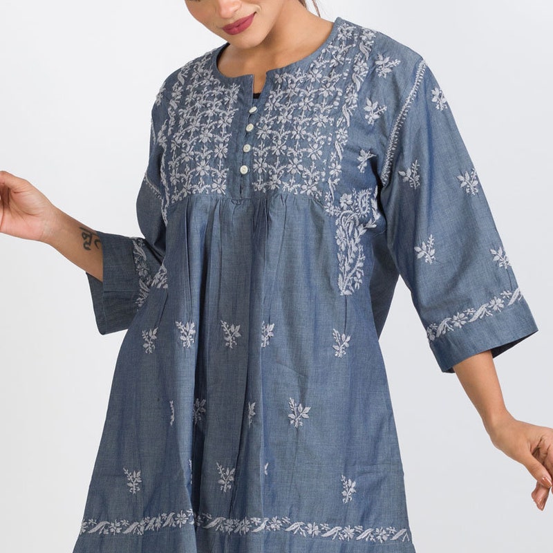 Denim Tunic - Etsy