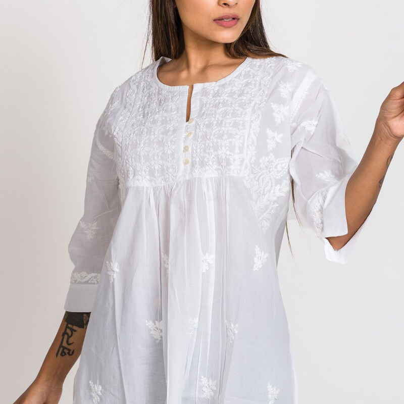 Embroidered Tunic - Etsy