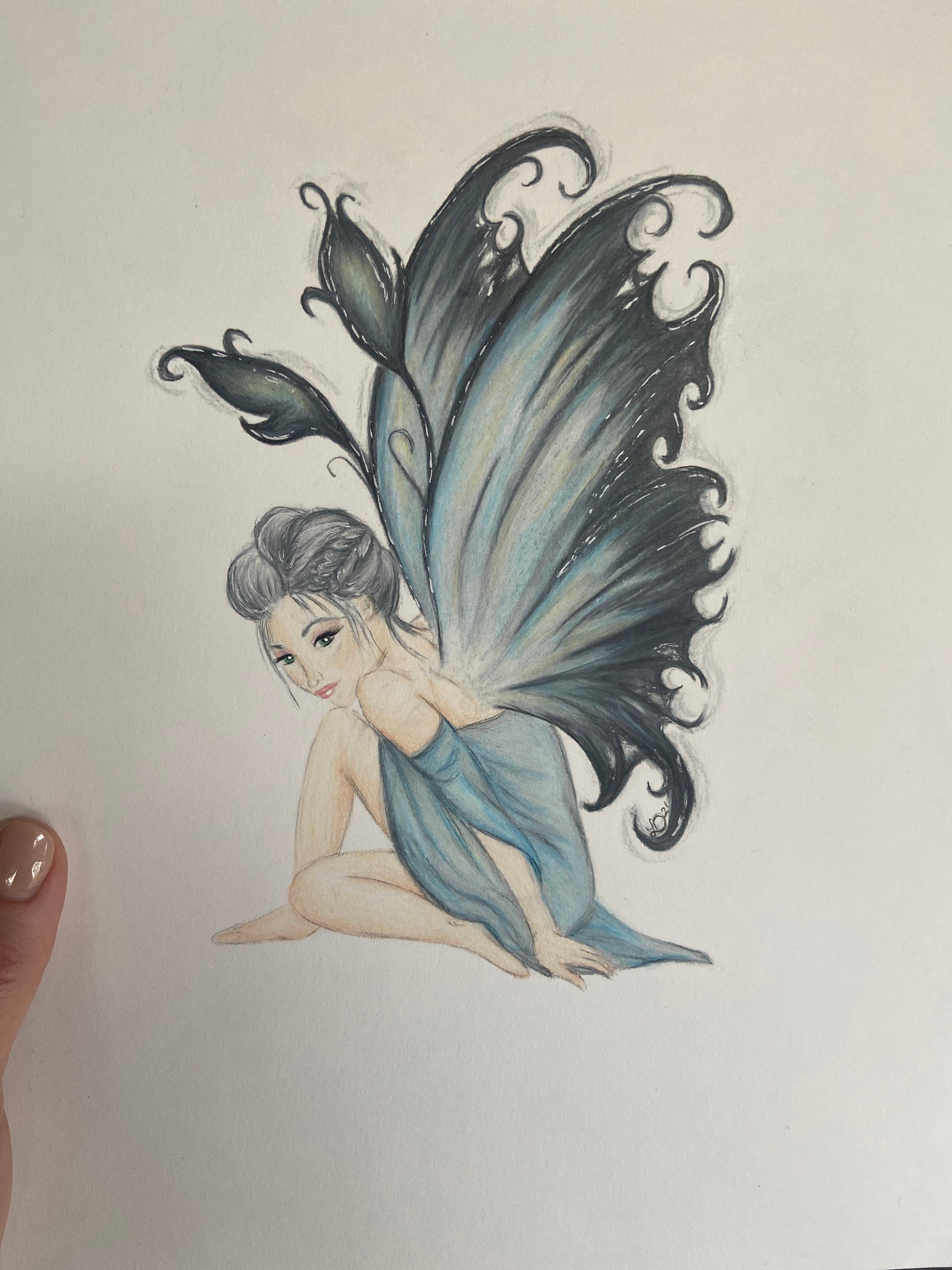 Fairy Drawings In Pencil