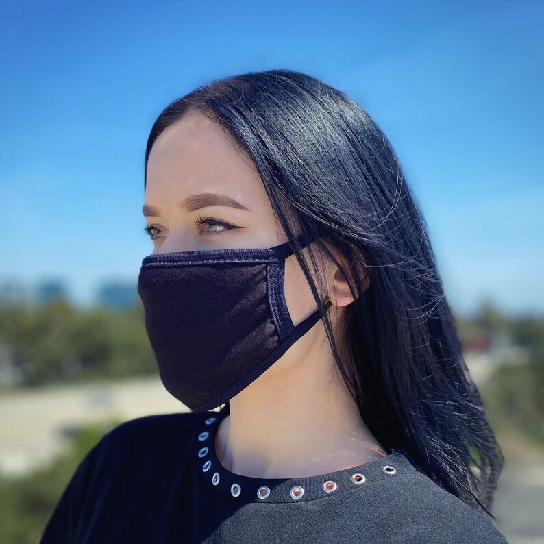 5 PACK Cotton Face Mask Double Layer Handmade in USA Same | Etsy