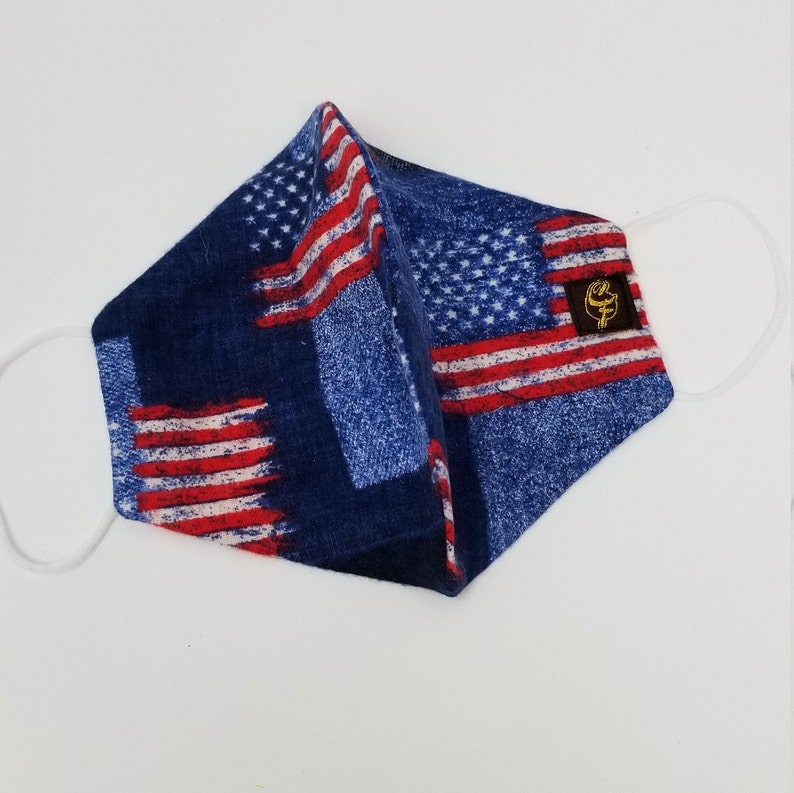 Patriot Mask and Bowtie Set - Etsy