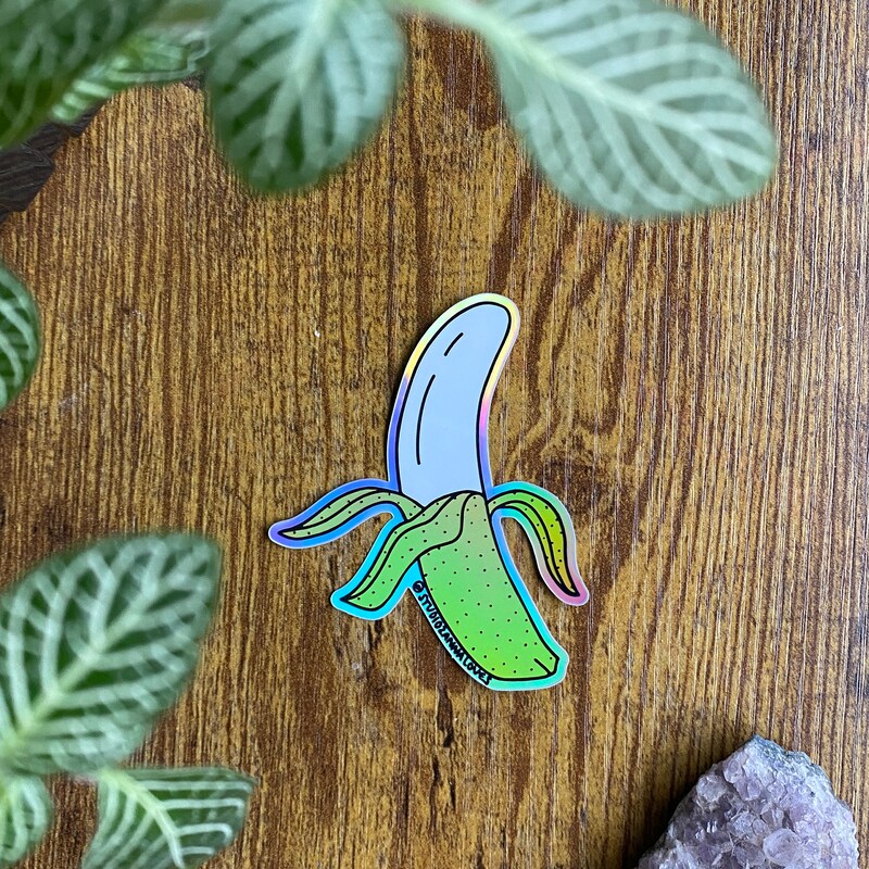 Banana Sticker - Etsy