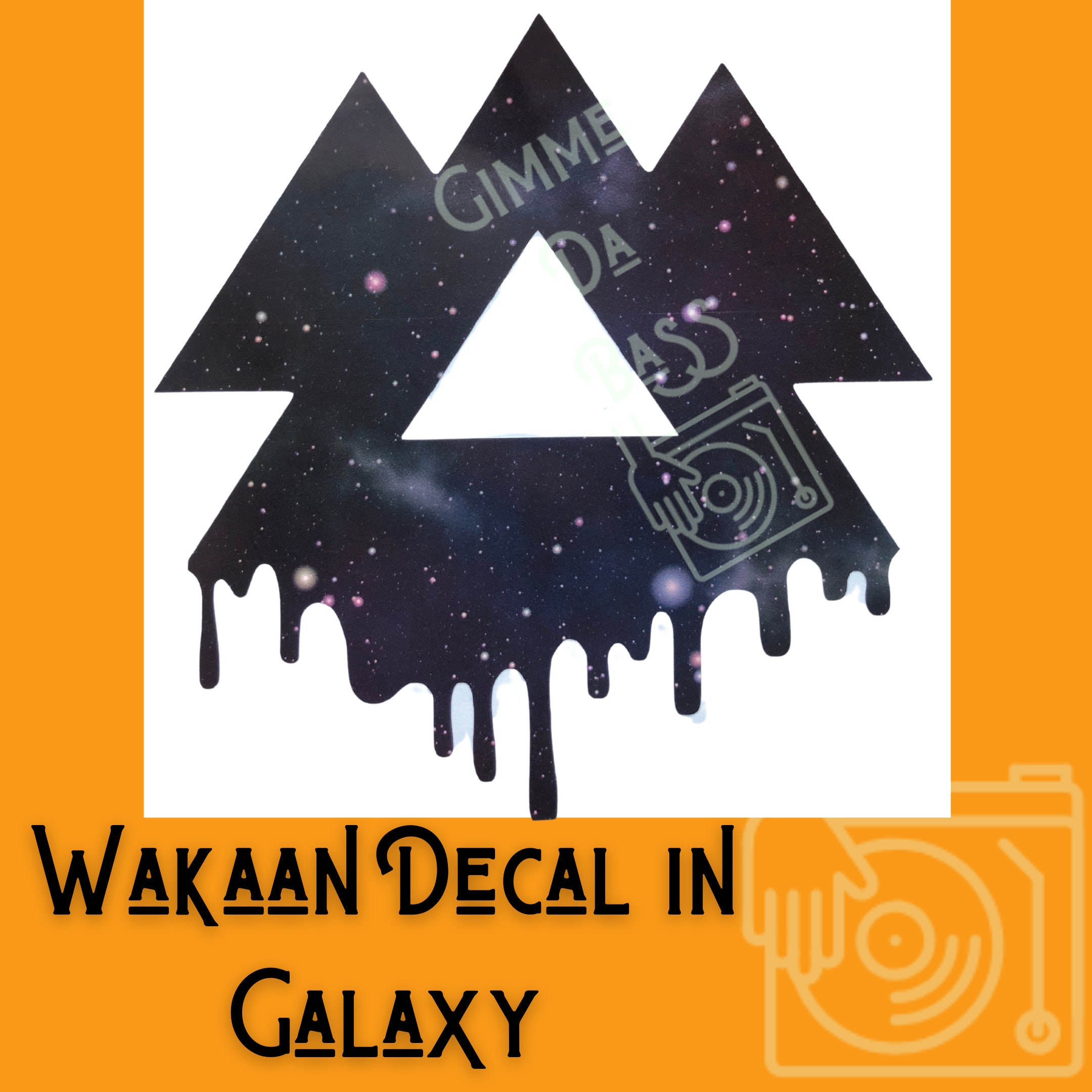 Melting Liquid Wakaan vinyl decal Wakaan car decal Wakaan - Etsy.de