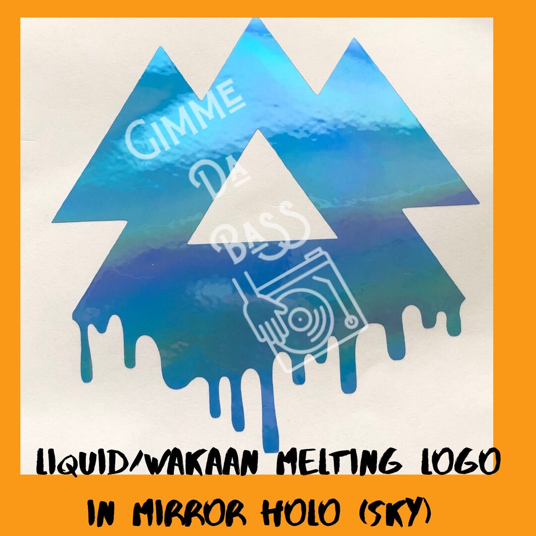 Melting Liquid/wakaan Vinyl Decal, Wakaan Festival Sticker, EDM Car ...