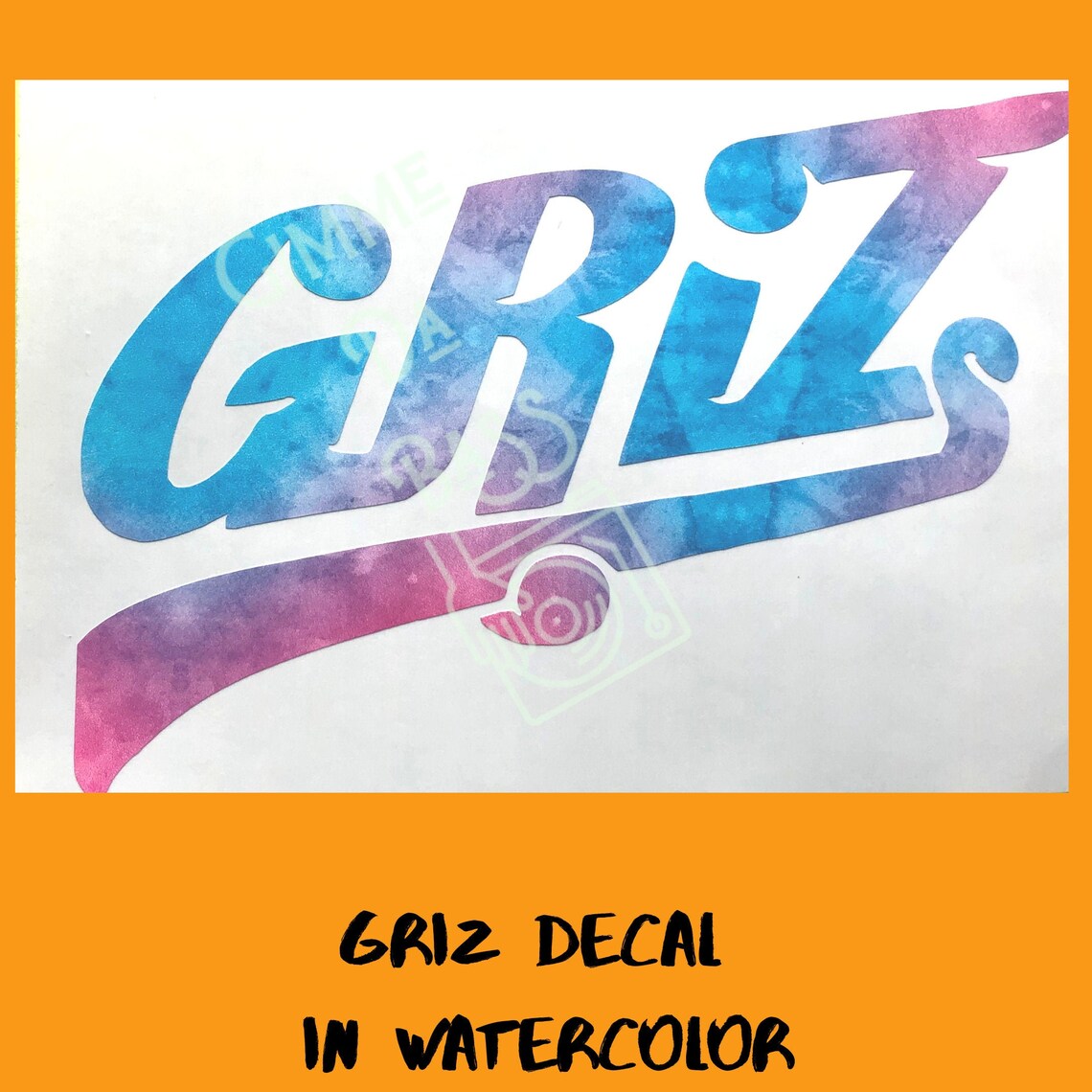 Griz vinyl decal Griz car decal EDM decal for laptop rave | Etsy