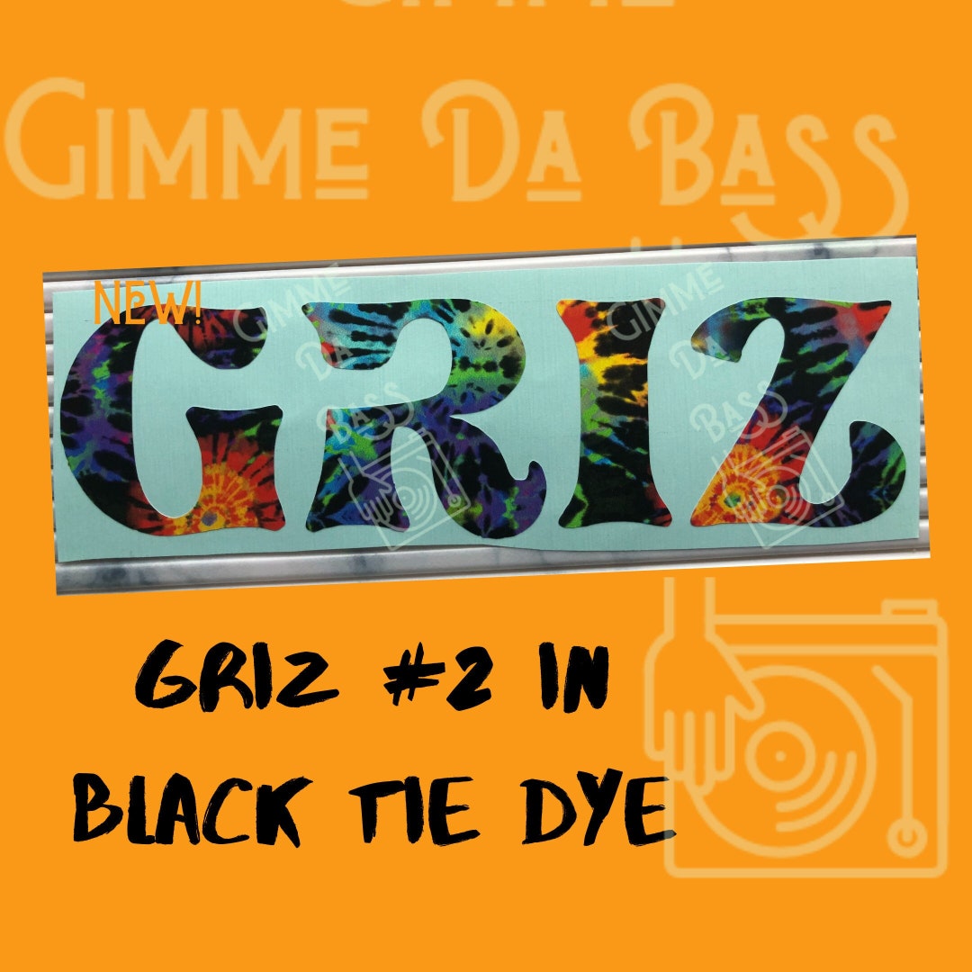 Griz Vinyl Decal, Griz Car Decal, EDM Decal for Laptop, Rave Decal ...