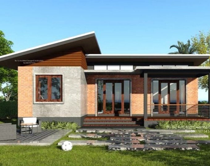 Modern House Plans & 2D-3D Architectural Visualization Services - Etsy ...